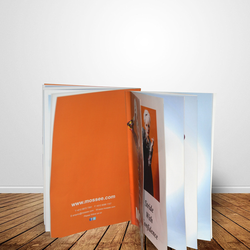 Custom design and printing of high-end magazines